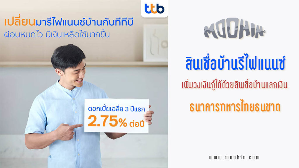 รีไฟแนนซ์บ้าน ธนาคารไหนดี? ผ่อนหมดไว ดอกเบี้ยต่ำ อัปเดต 2565 - Moohin